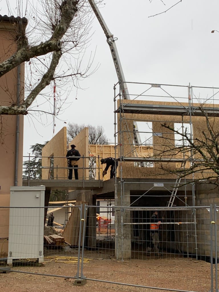 Les travaux avancent ! - Institution Saint-Joseph Tassin la Demi Lune